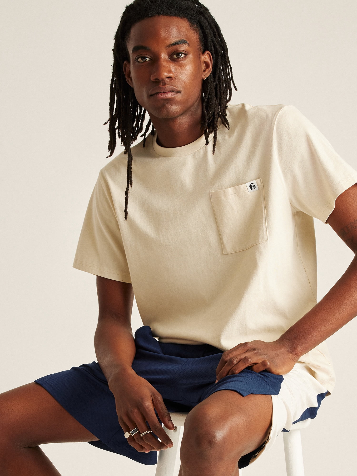 Bonobos Fielder Men's and Big Men's Short Sleeve Pocket Tee, Up to Size ...