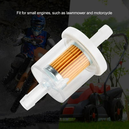 Garosa 10pcs 1/4inch Plastic Inline Mini Small Engine Fuel Gas Filters ...