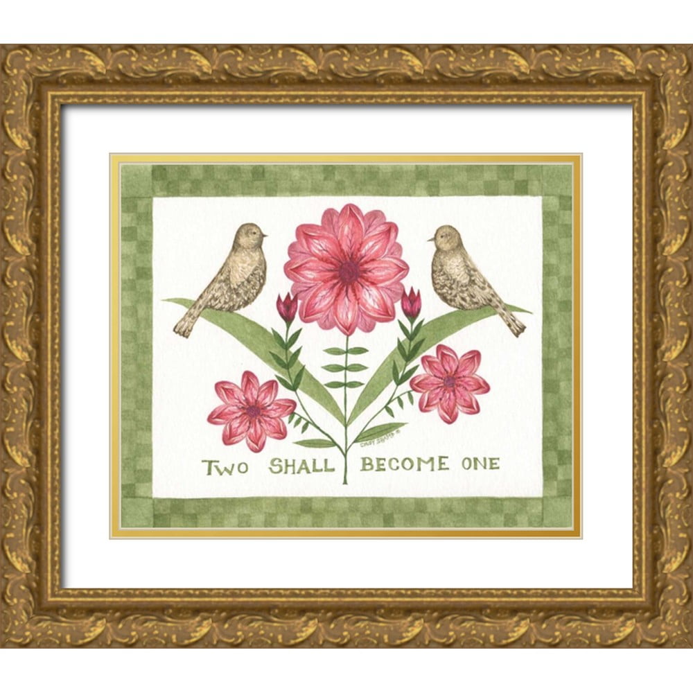 Shamp, Cindy 31x26 Gold Ornate Wood Framed with Double Matting Museum ...