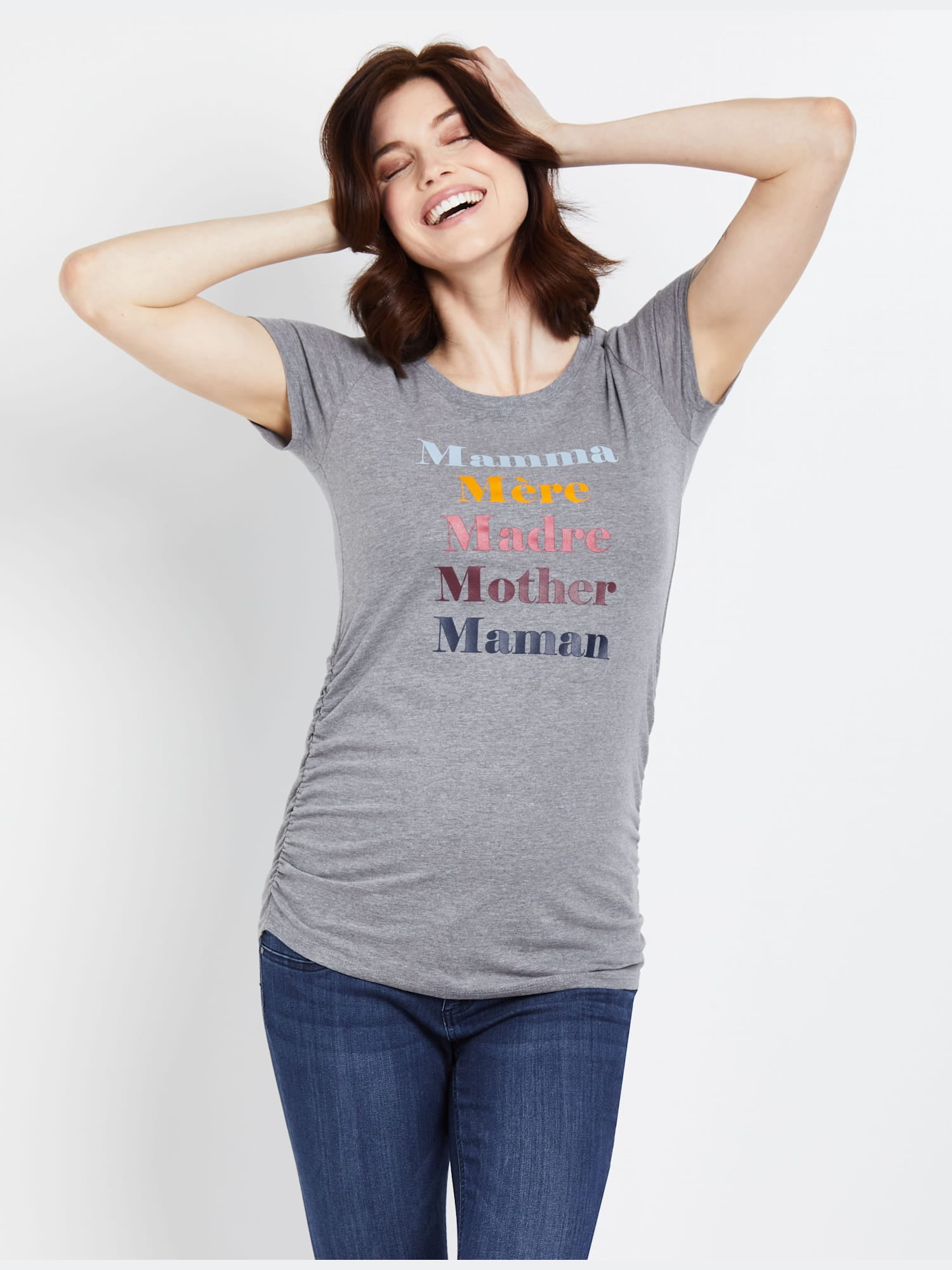 Motherhood Maternity Mamma Charity Maternity Tee - Walmart.com