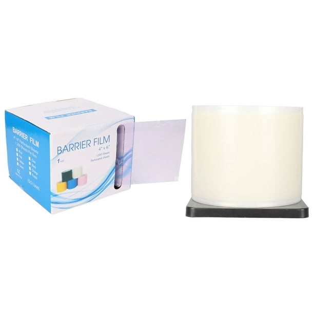 Barrier Film Roll,1200 Sheets 4x6in Perforated Disposable Protective ...