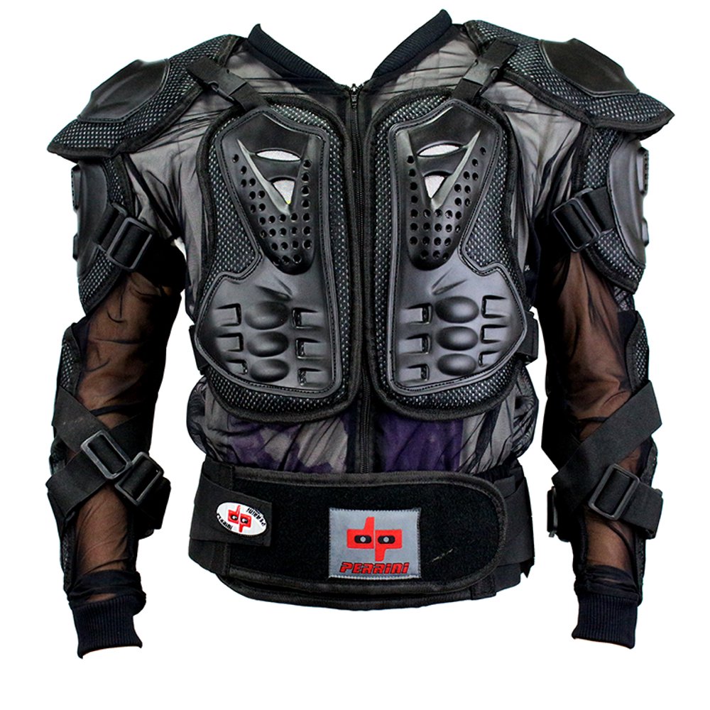 CE Approved Perrini Full Body Armor Motorcycle Jacket - Walmart.com ...