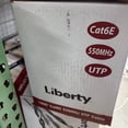 Liberty L6EPWH1BX Cat6e Plenum Ethernet Cable 1000ft 23AWG Solid Copper ...