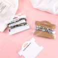 100 Sets Jewelry Display Packaging,Include White Kraft Paper Display ...