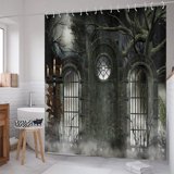 SUTTOM Teal Mid Retro Grid Starbursts Orange Century Modern Vintage ...