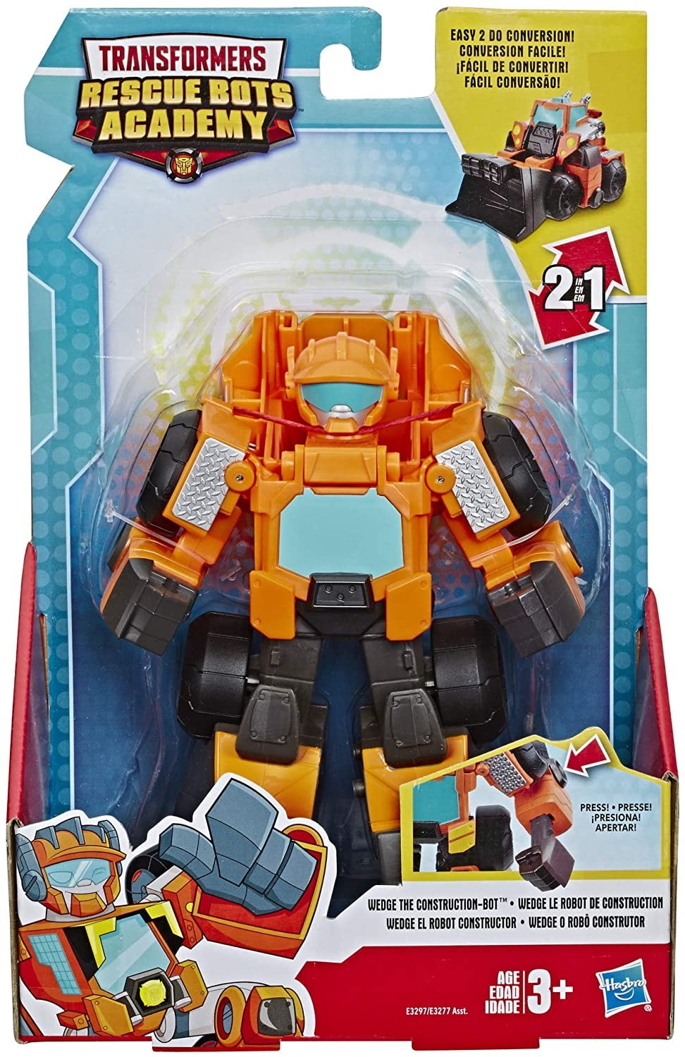 Playskool Heroes Transformers Rescue Bots Academy Wedge El botón de ...