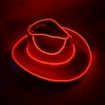 UrbanI Cowgirl Hat Wireless Disco Luminous Colorful LED Glowing Light ...