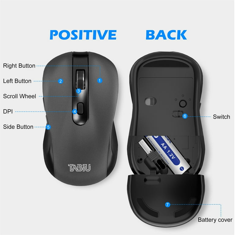 Wireless Mobile Mouse 4000 Dpi
