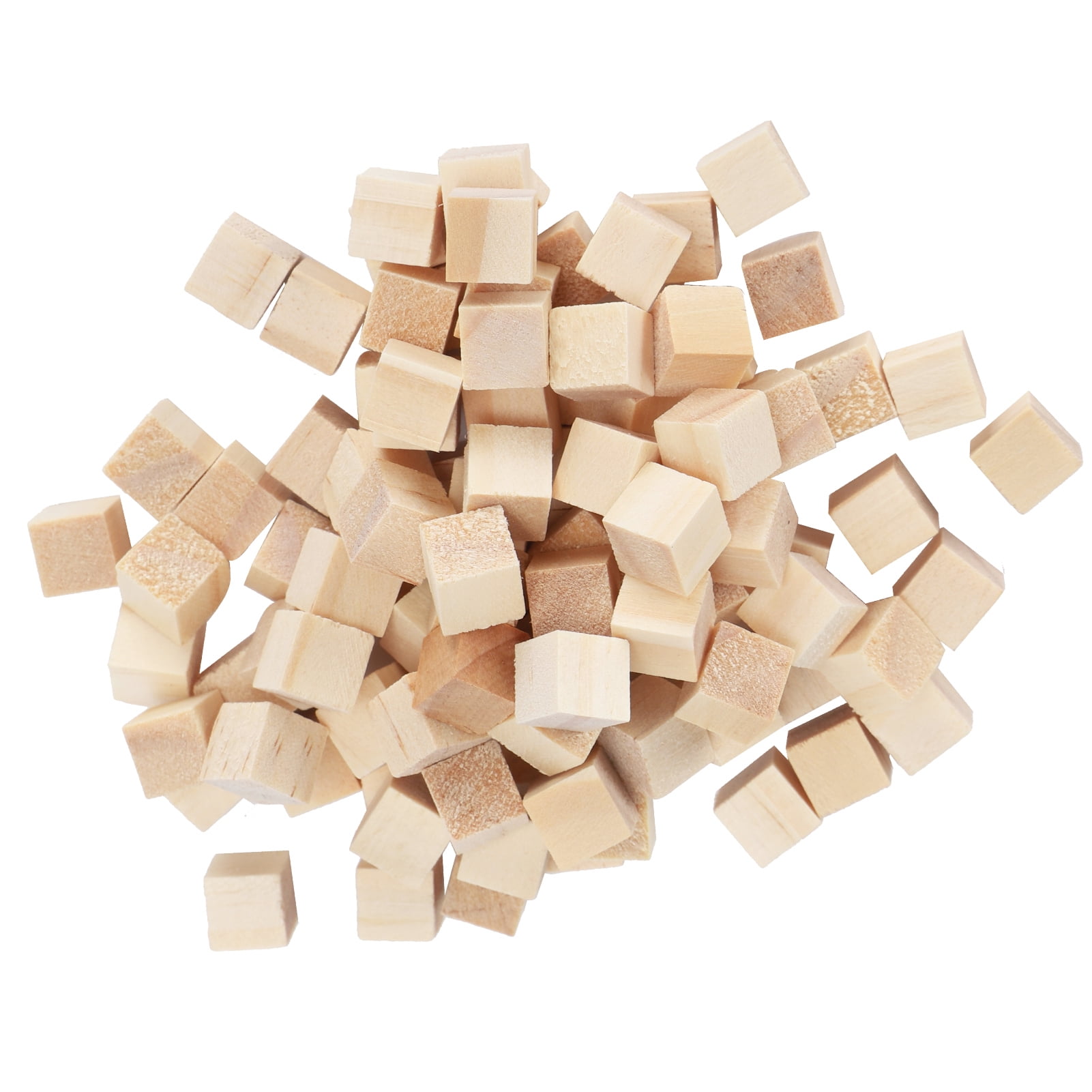 Cubos de madera para hacer tú mismo, 100 piezas de cubos de madera ...