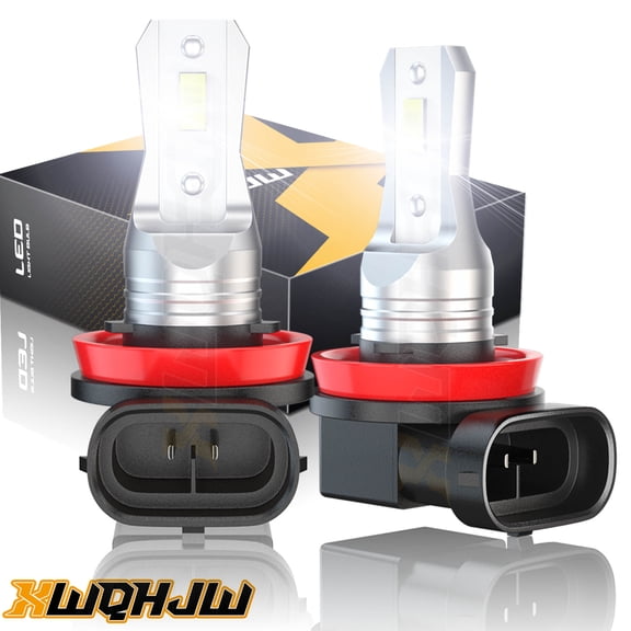 H11 LED Headlight Kit Low Beam Bulbs Super Bright 12000LM 6000K White ...