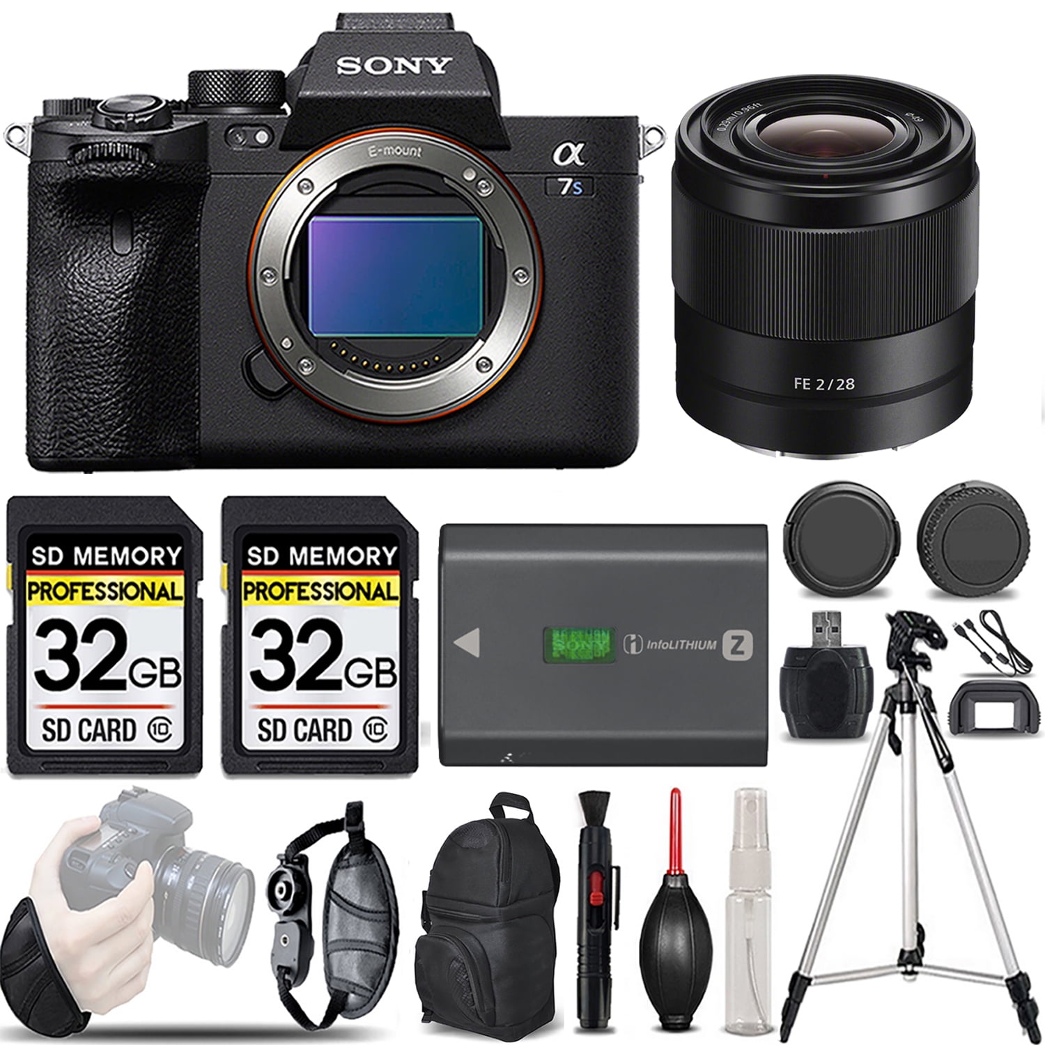 Sony a7S III Mirrorless Camera+28mm f/2 Lens -LOADED KIT - Walmart.com