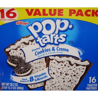 Pop Tarts Frosted Strawberry Assorted Variety Pack - Box of 48 ...