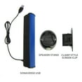 GOgroove SonaVERSE USB Speakers for Laptop Computer - USB Powered Mini ...