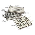 Household Essentials Canvas Flatware Chest - Walmart.com