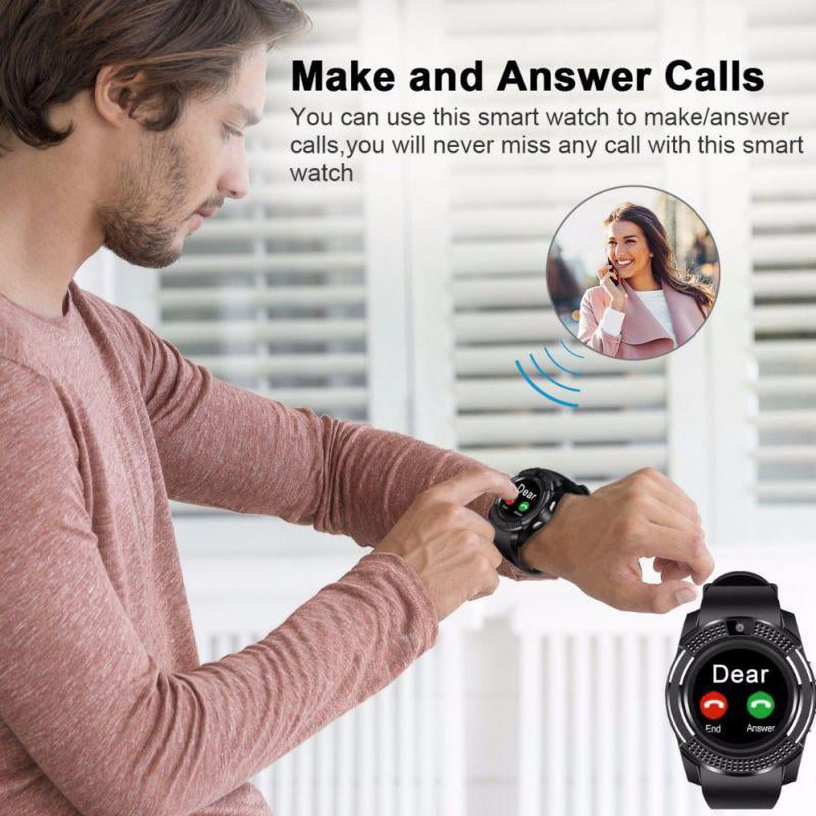 JANDEL SmartWatch (GPS) + Cellular Black Case with Black JANDEL SmartWatch (GPS) + Cellular Black Case with Black