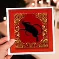 3drose, Chinese Zodiac Year of the Rat Chinese New Year Red, Gold and ...