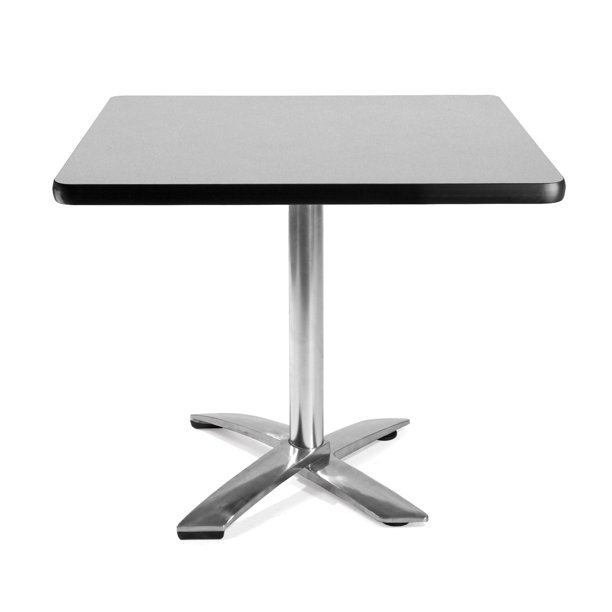 OFM Model FT36SQ 36" Square Flip-Top Multi-Purpose Table, Gray Nebula ...