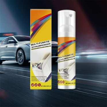 Car Interior Foam Cleaner | Multi Functional No Rinse Cleaning Agent for Steering Wheel Seats ...