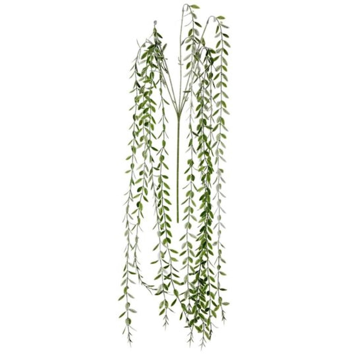 53" Frosted Cascading Laurel Leaf Spray Garland - Walmart.com