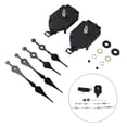 Clock Movement DIY Kit Quartz Mechanism Replacement Long Shaft Pendulum ...