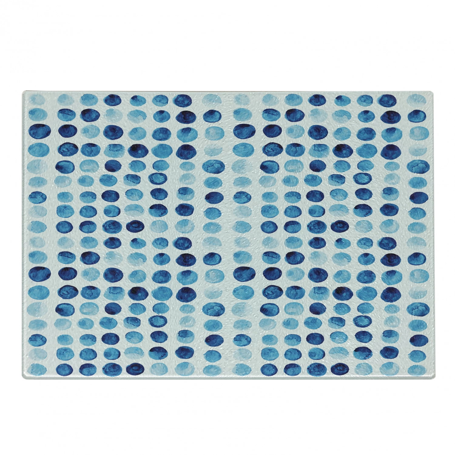 Blue Cutting Board, Retro Hand Drawn Circles Rounds Color Cells Painted ...