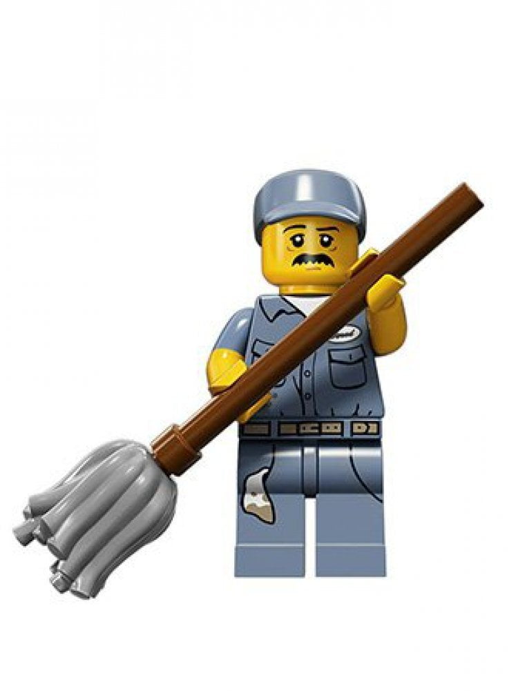 LEGO Series 15 Collectible Minifigure 71011 - Janitor - Walmart.com