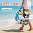 Chinese Ink Beach Bag for Women, Large Breathable Mesh Beach Tote Bag ...