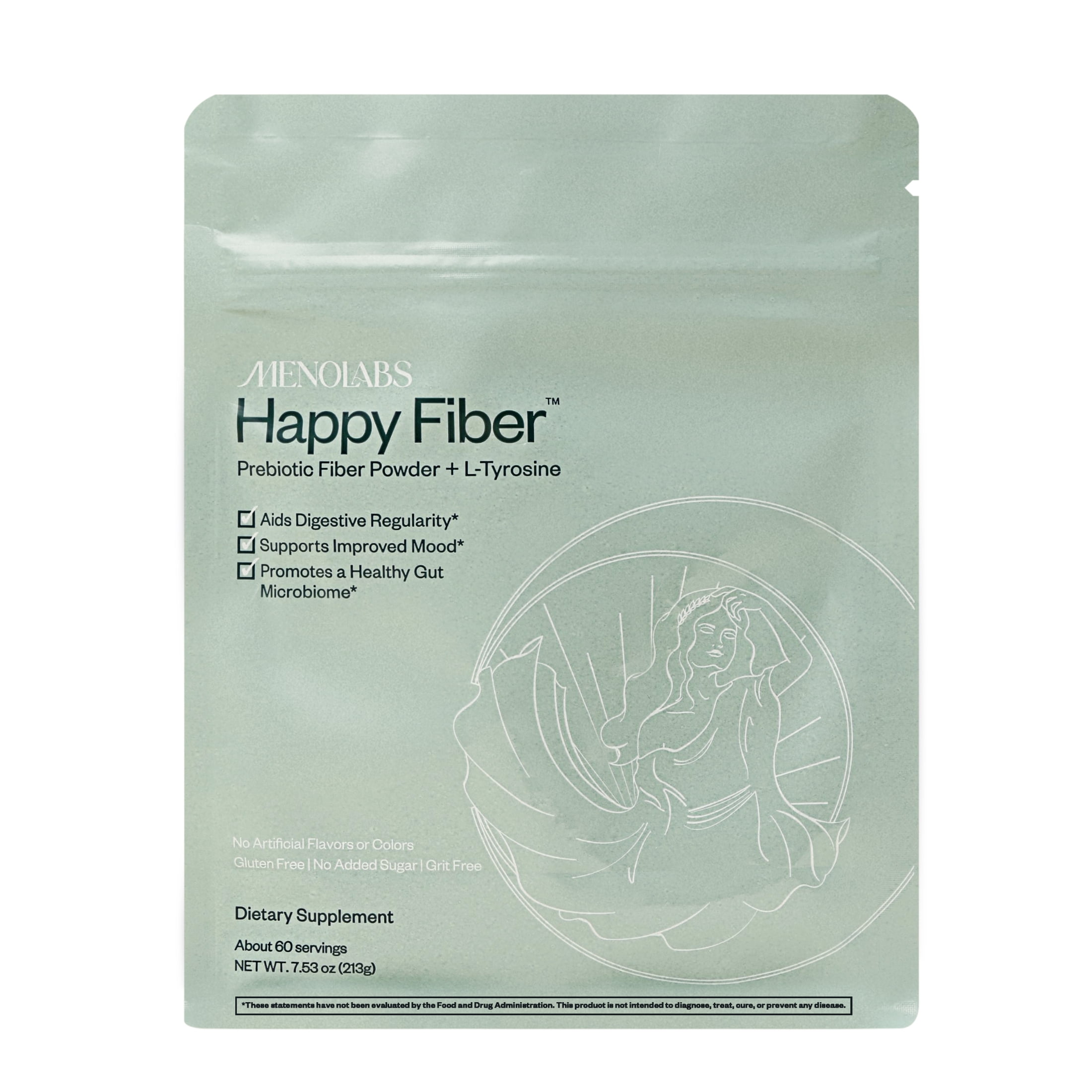 MenoLabs Happy Fiber Powder Menopause Treatment and Support for ...