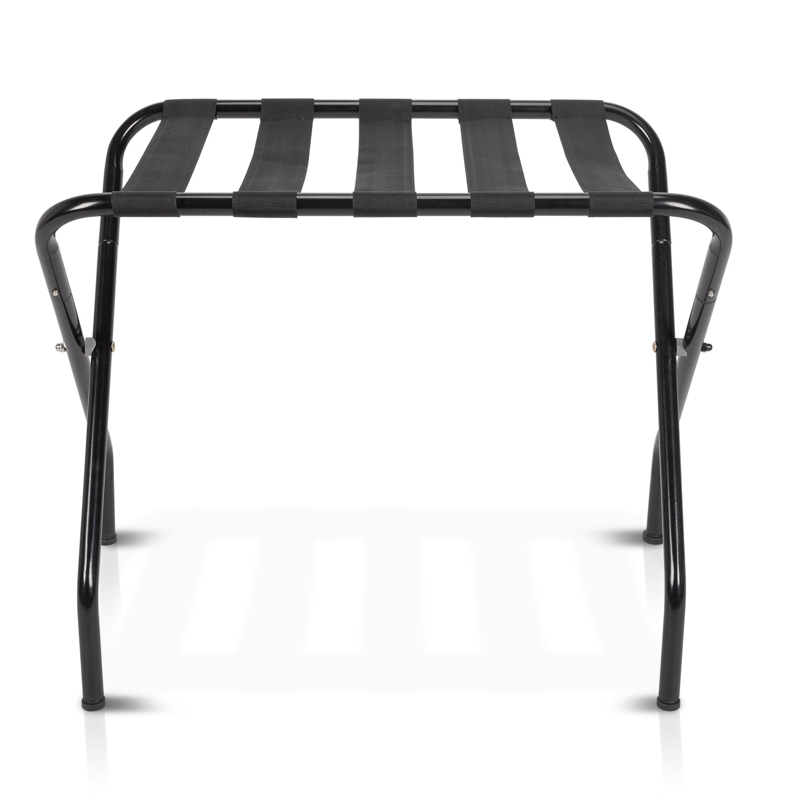 EasingRoom Portable Metal Folding Luggage Rack Stand with Nylon ...