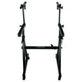 Rockville Z45W Z-Style 2-Tier Keyboard Stand+Wheels+Bag+Adjustable ...