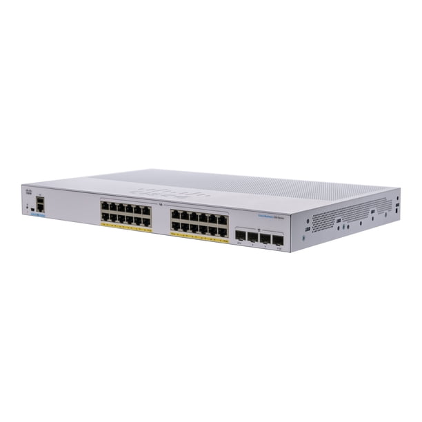 Cisco Business 250 Series CBS250-24P-4G - Switch - L3 - smart - 24 x 10 ...