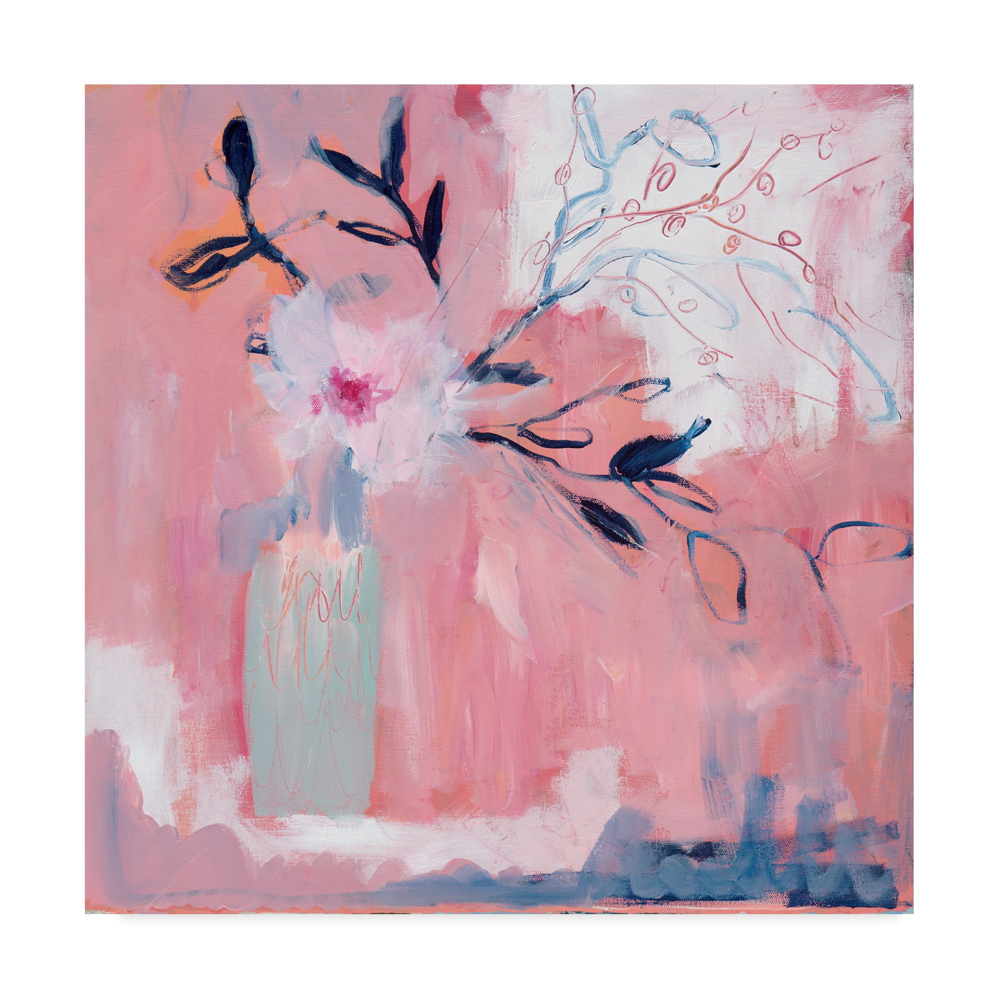 Trademark Fine Art Wild And Free In Vase Canvas Art By Carrie Schmitt trademark-fine-art-wild-and-free-in-vase-canvas-art-by-carrie-schmitt
