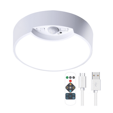 Over Lite Ultra Wireless Motion Activated Ceiling/Wall Light with ...