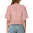 2026 Summer Cropped Bolero Shrugs for Women Sheer Chiffon Open Front ...