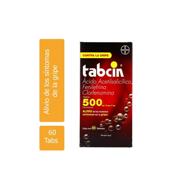 Tabcin 500 mg Caja Con 60 Tabletas Efervecesntes | Walmart en línea