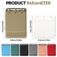 Clode Sized 3 Ring Refillable Notebook 14×9.8cm 180 Lined Pages in 7 ...