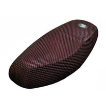 Unique Bargains Seat Cover Breathable Mesh Net Cushion XL 3D Motorcycle ...