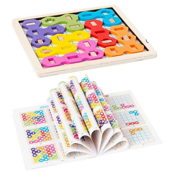 Wooden Geometric Shape Puzzle Geometric Manipulative Shape Graphical ...