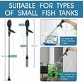 Small Gravel Vacuum for Aquarium, Manual 80GPH Aquarium Gravel Cleaner ...