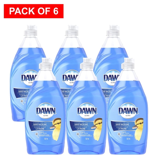 Dawn Ultra Dishwashing Liquid, Original, 473 mL (Pack of 6) - Walmart.ca