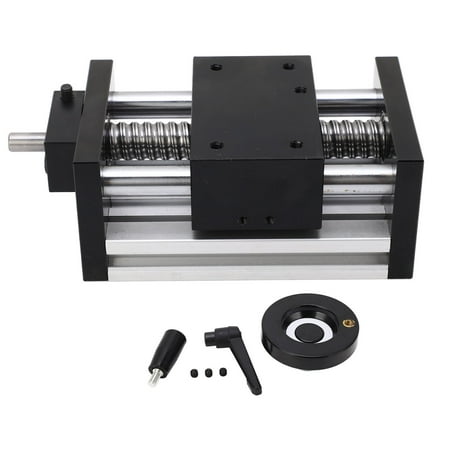 Slide Linear Stage 100mm Stroke 10mm Reserved Protection Dual Axes ...
