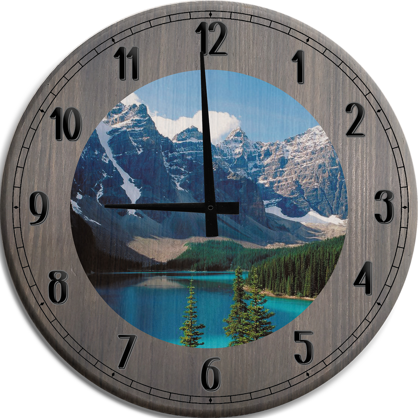 Home Décor Majestic Snowy Peak Of Grand Teton Wall Clock Home & Living ...