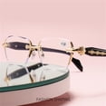2026 Elegant Rimless Reading Glasses , Frameless High-Definition ...