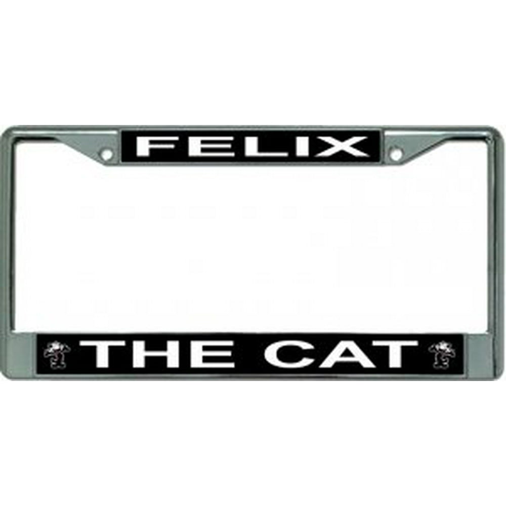 Felix The Cat Chrome License Plate Frame - Walmart.com - Walmart.com