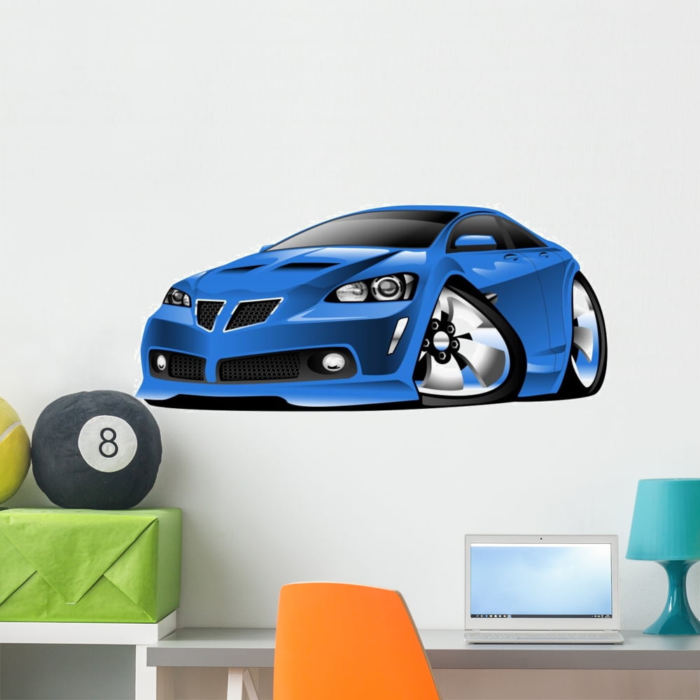 Cartoon Wall Mural Decal Sticker, Wallmonkeys Peel & Stick Vinyl ...