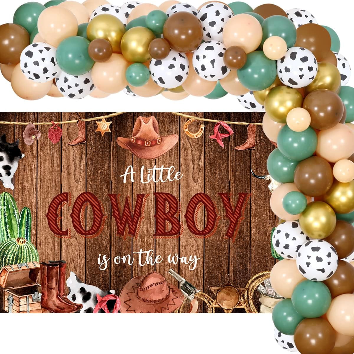 Little Cowboy Baby Shower Decorations for Boy A Little Cowboy is on the ...