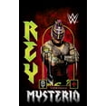 WWE Boys' Rey Mysterio Poster Graphic Tee, Black, X Small, Officially ...