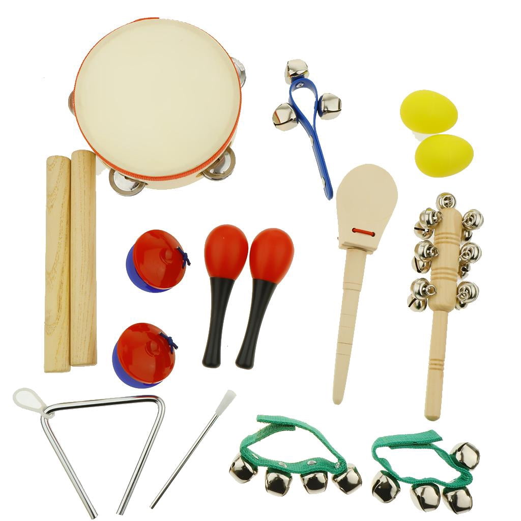 Instrumentos Musicales De Percusión, Tambor De Mano, Pandereta, Maracas ...
