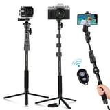 Portable Adjustable Extendable Selfie Stick Tripod,Handheld Monopod ...