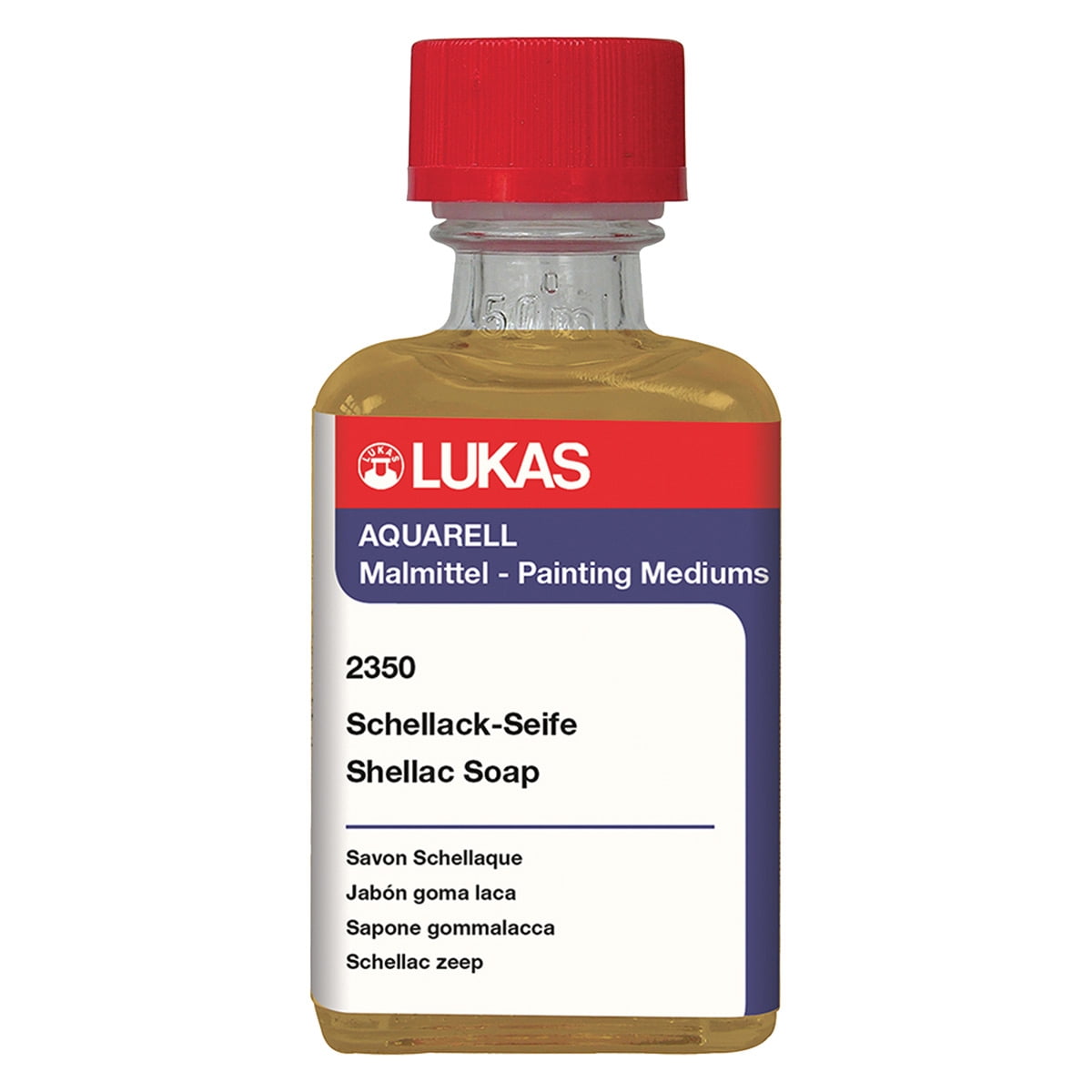 LUKAS Aquarell Watercolor Painting Medium - Shellac Soap 50 ml Bottle ...